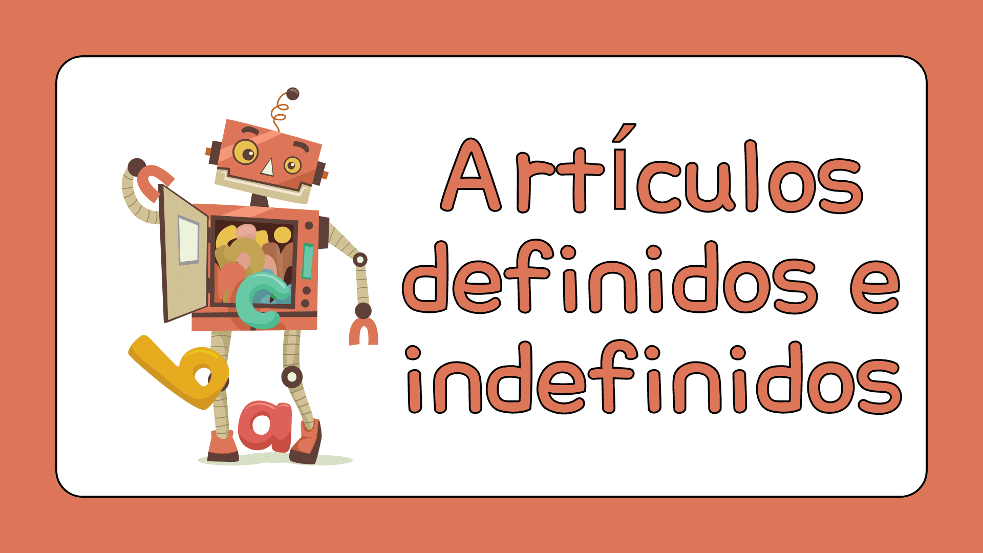 DOMINA Artículos Definidos E Indefinidos YA