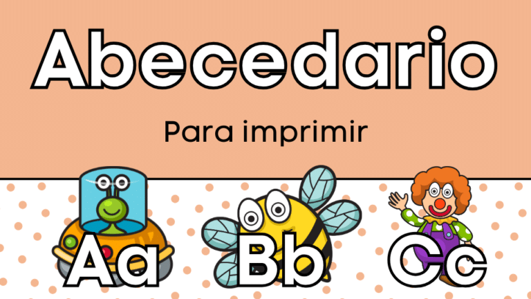 Abecedario con imágenes a color para imprimir - Proyecto Atlatl